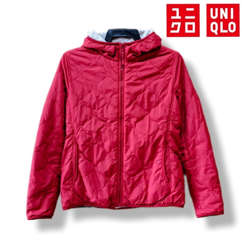 Jual UNIQLO QUILTED JACKET INNER SHERPA / JACKET UNIQLO BULU / JAK3T ...