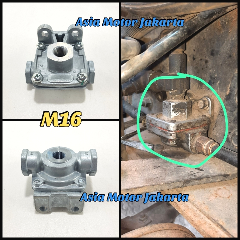 Jual Relay Valve Angin - Quick Release Valve - Truck Hino 500 | Shopee ...
