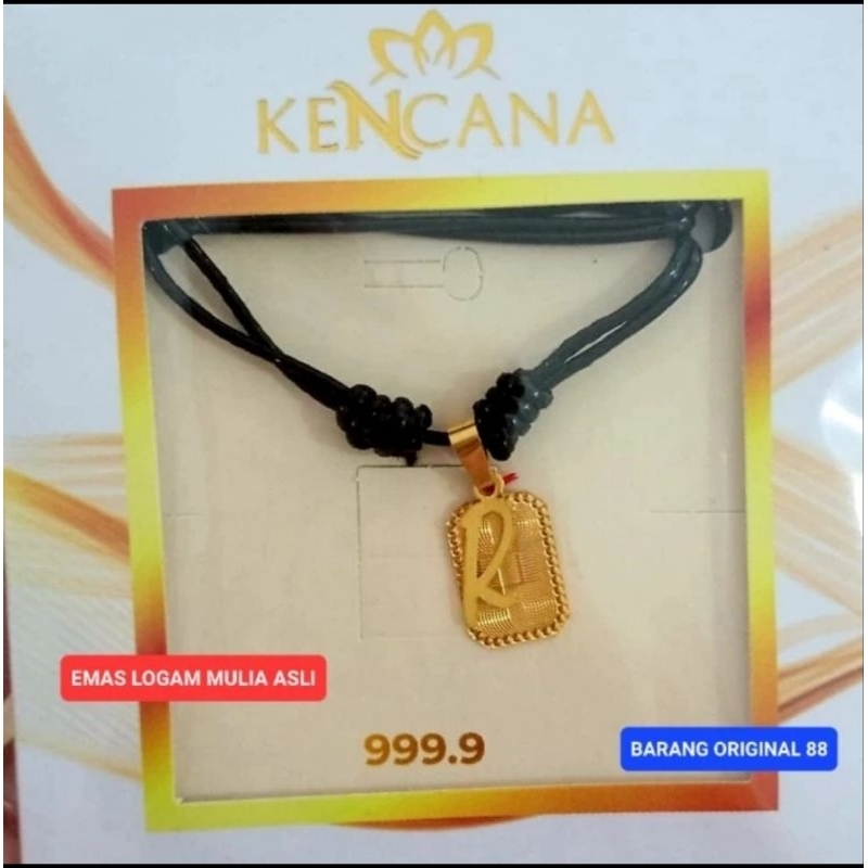 Jual HURUF R KALUNG ALPHABET LIONTIN ALFABET EMAS 999.9 ASLI ANTAM 24 ...