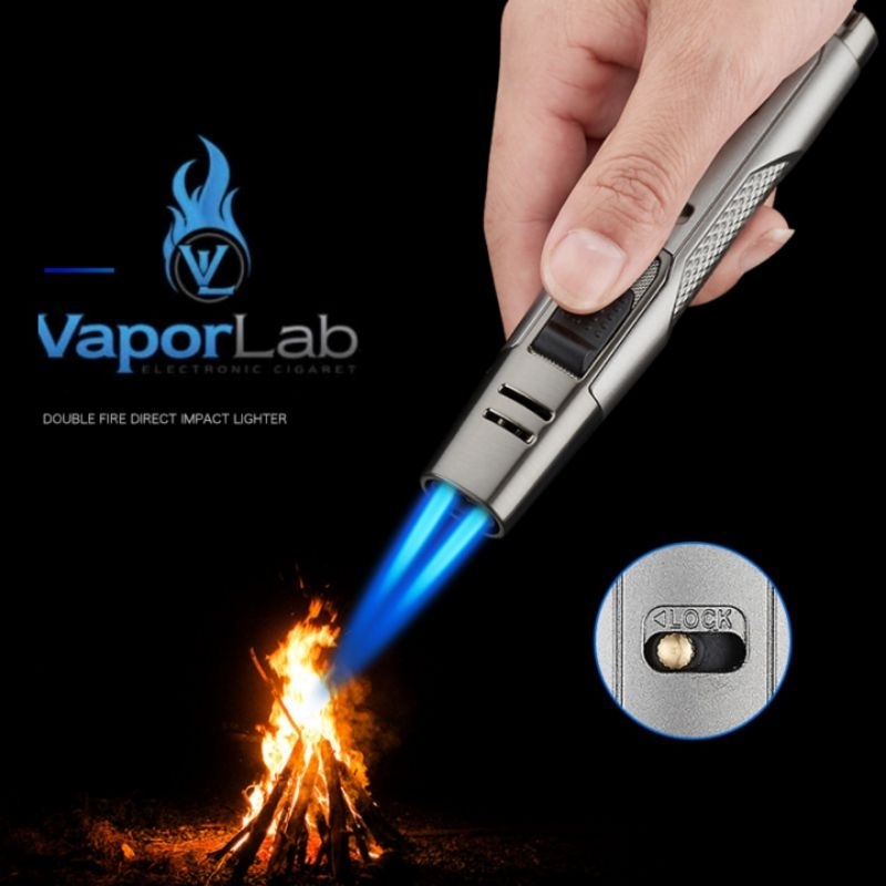 Jual korek api bara las AOMAI dual jet torch gas lighter pemantik bbq ...