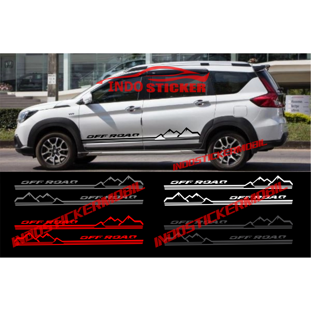 Jual Sticker mobil xl 7 cutting sticker mobil suzuki xl7 ertiga off ...