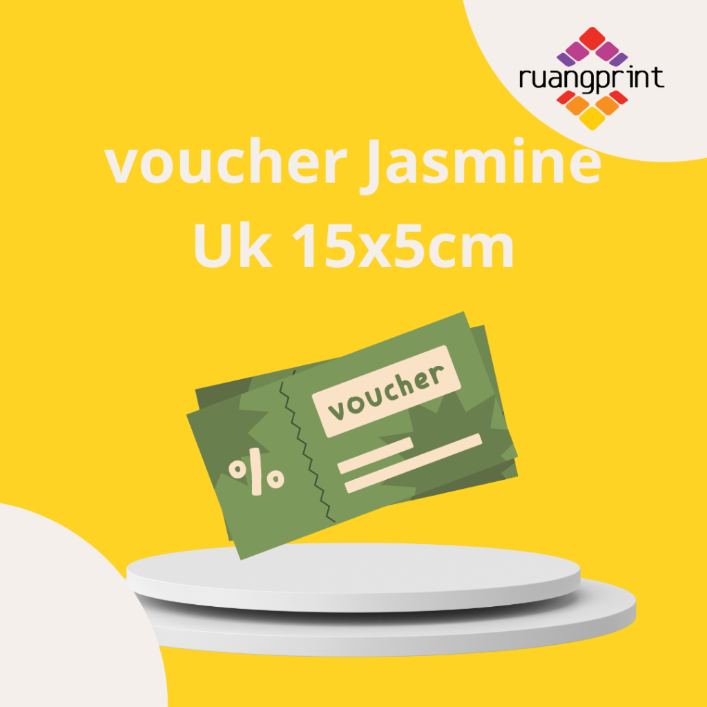 Jual Voucher nikahan / kupon nikahan / kupon event / bahan jasmine ...
