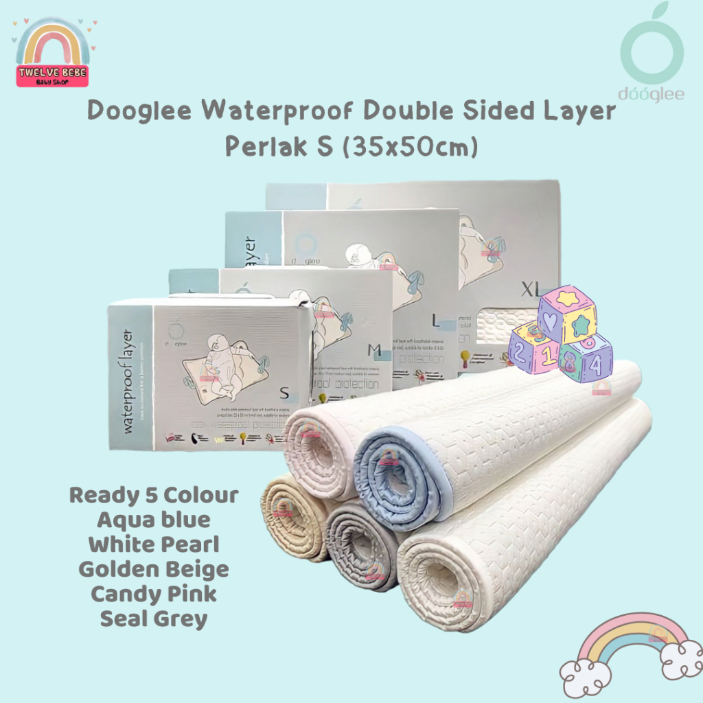 Jual Dooglee Waterproof Double Sided Layer Perlak Size S (small ...