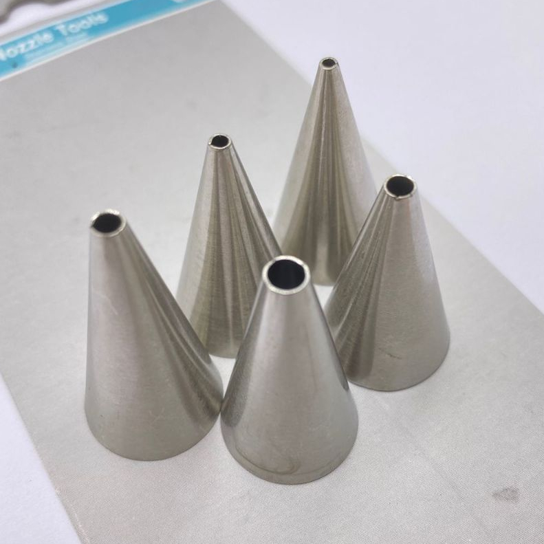 Jual Nozzle Spuit Set Spuit Stainless Dekorasi Kue / Nozzle Spuit Rose ...