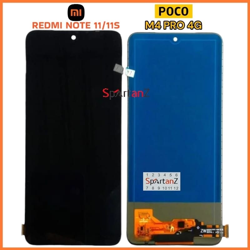 Jual Lcd Touchscreen Xiaomi Redmi Note 11 / 11S / Poco M4 Pro 4G FULLSET | Shopee Indonesia