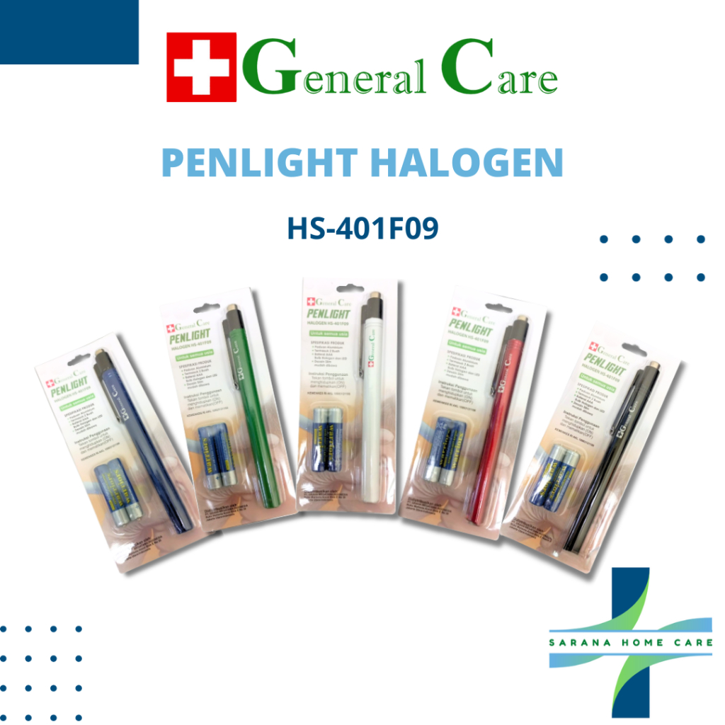 Jual GENERAL CARE Penlight Halogen/penlight lampu kuning/ cahaya kuning ...