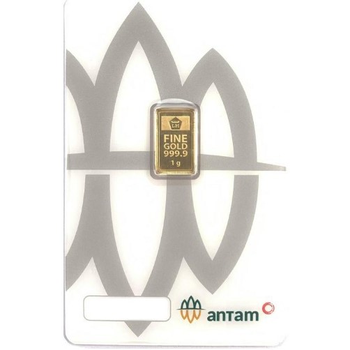 Jual Logam Mulia Emas Antam 1 gram Press Certieye / Retro Portrait ...