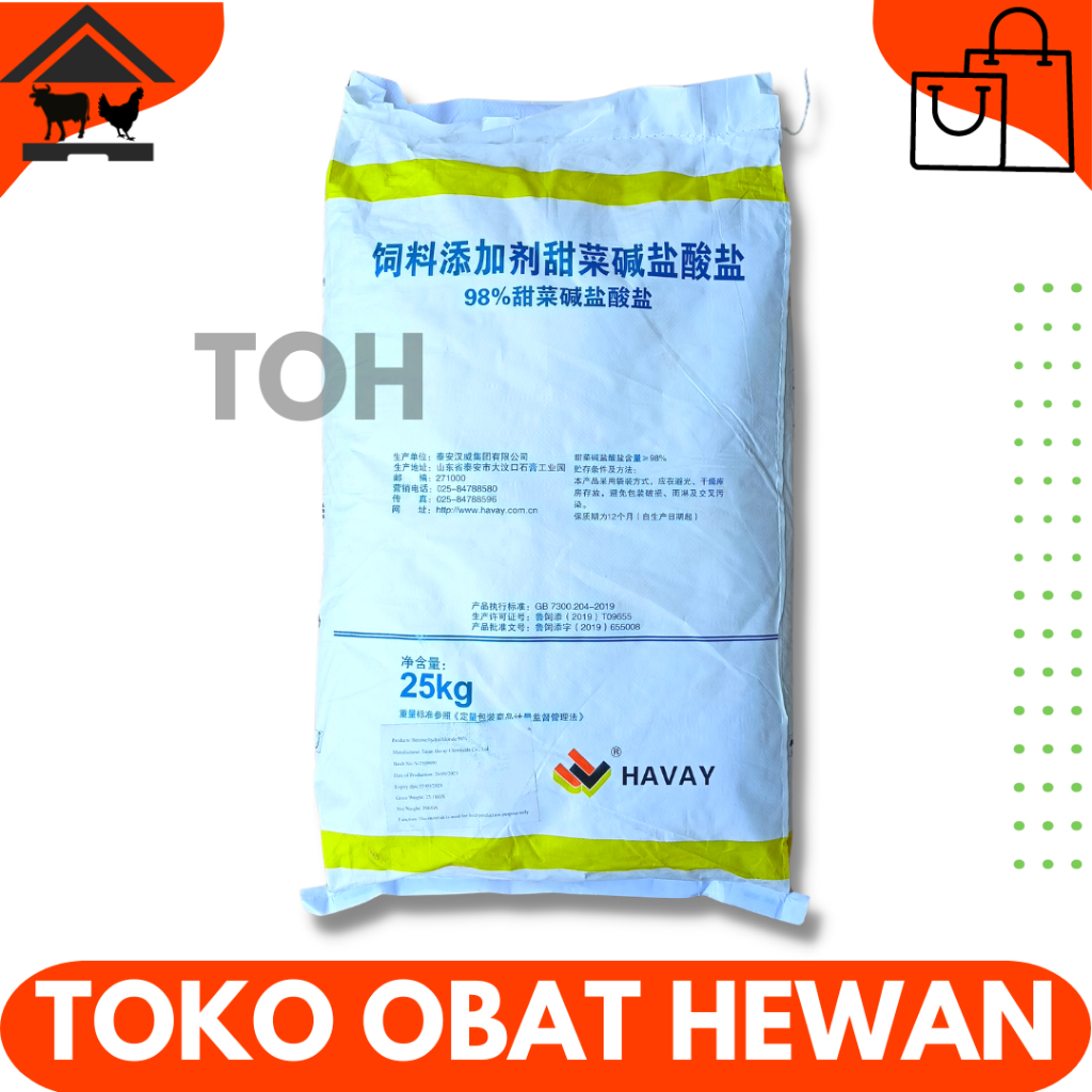 Jual BETAINE HCL PAKAN HAVAY - Betain Ternak Super Amino Protein ...