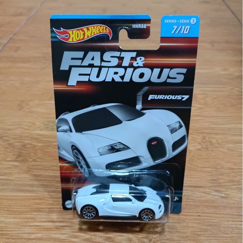Jual Hot Wheels Fast & and Furious 7 Roman Pearce Bugatti Veyron White ...