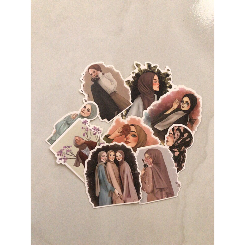 Jual Stiker Hijab Series | Shopee Indonesia