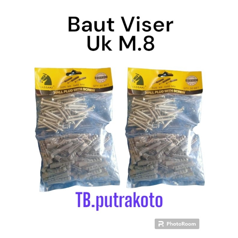 Jual Baut Viser UKURAN M.8/10/12 ORIGINAL | Shopee Indonesia