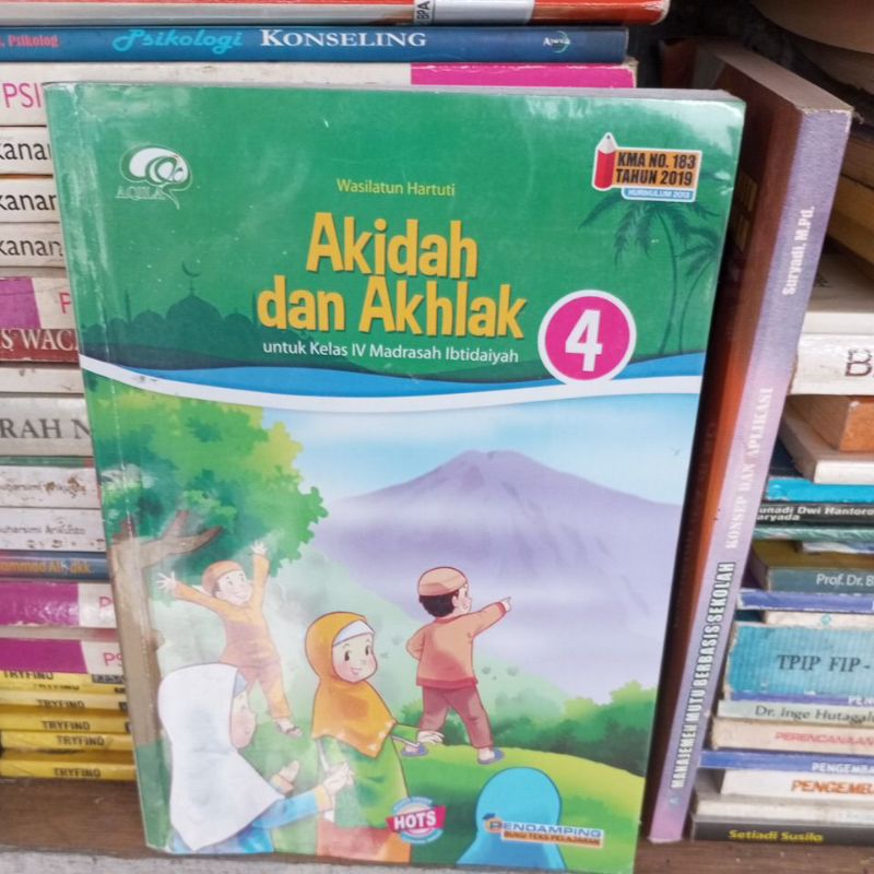 Jual Buku Akidah dan Akhlak untuk Madrasah ibtidaiyah kelas 4 | Shopee Indonesia