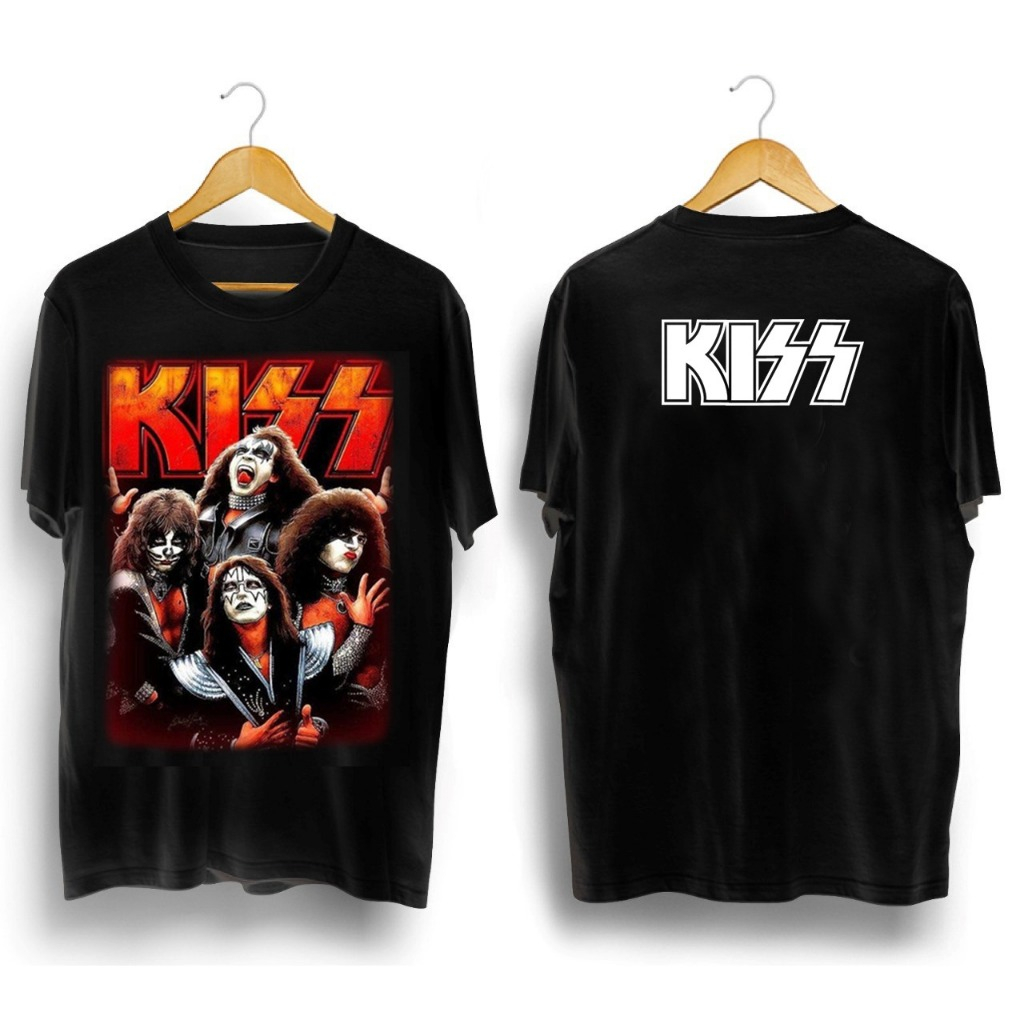 Jual kaos pria KISS PHOTO band rock metal distro t-shirt | Shopee Indonesia
