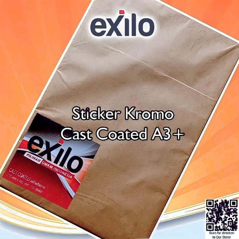 Jual EXILO Sticker Chromo A3+ "kualitas Quantac bukan ktak - sticker ...