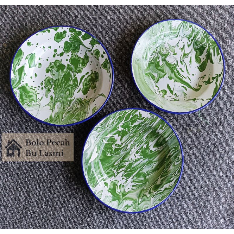 Jual Piring BLIRIK / Piring Motif Blirik Jadul Seng Enamel / Piring ...