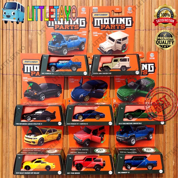 Jual MATCHBOX MOVING PARTS TOYOTA LAND CRUISER FJ40 MR2 CORVETTE ...