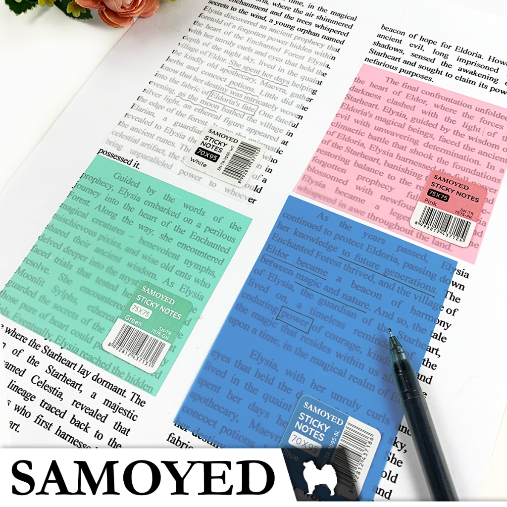 Jual Kertas Memo Tempel / Sticky Notes Pad Plastik Transparan / Plastic ...