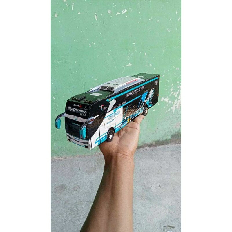 Jual Miniatur Bus QQ TRANS WINSPECTOR 1/50 | Shopee Indonesia