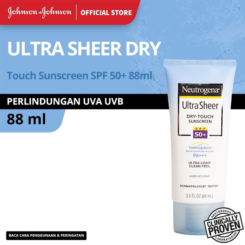Jual Neutrogena - Ultra Sheer Dry-Touch Sunscreen | Shopee Indonesia