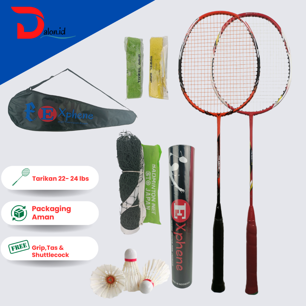 Jual Raket Badminton Murah Shuttlecock/Kok Bulutangkis Tas Badminton ...