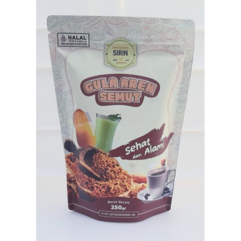 Jual Gula Aren Semut Organik Bubuk Sirin 500 Gram 100% Asli Murni Tanpa ...