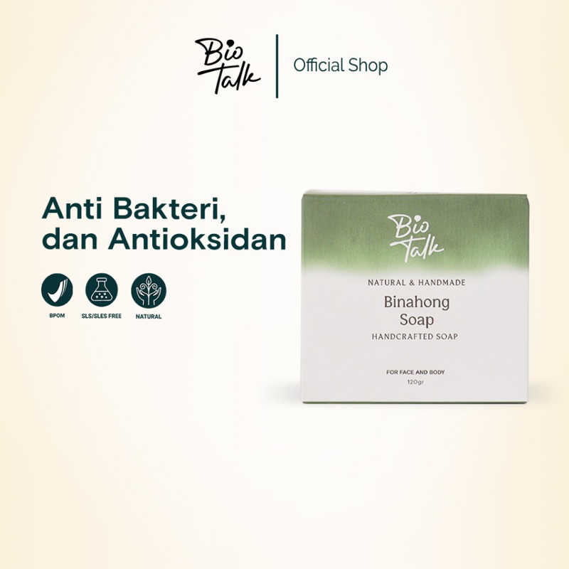 Jual BioTalk Sabun Natural Herbal Binahong Kulit Berminyak bio talk ...