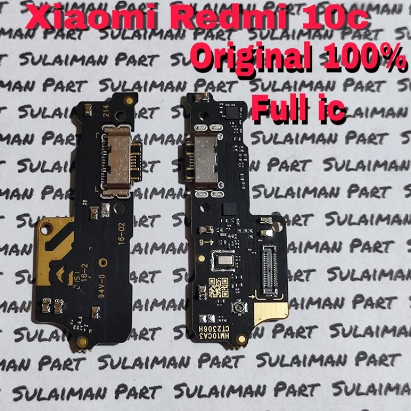 Jual Fleksibel Papan Cas Con T/C H/F + Mic Full Ic Xiaomi Redmi 10c / 10C Fast Charging | Shopee ...