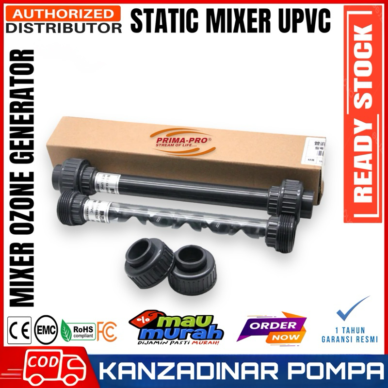 Jual static mixer 2 inch Static miker DN50 Static Mixer Ozone DN 50 2 ...