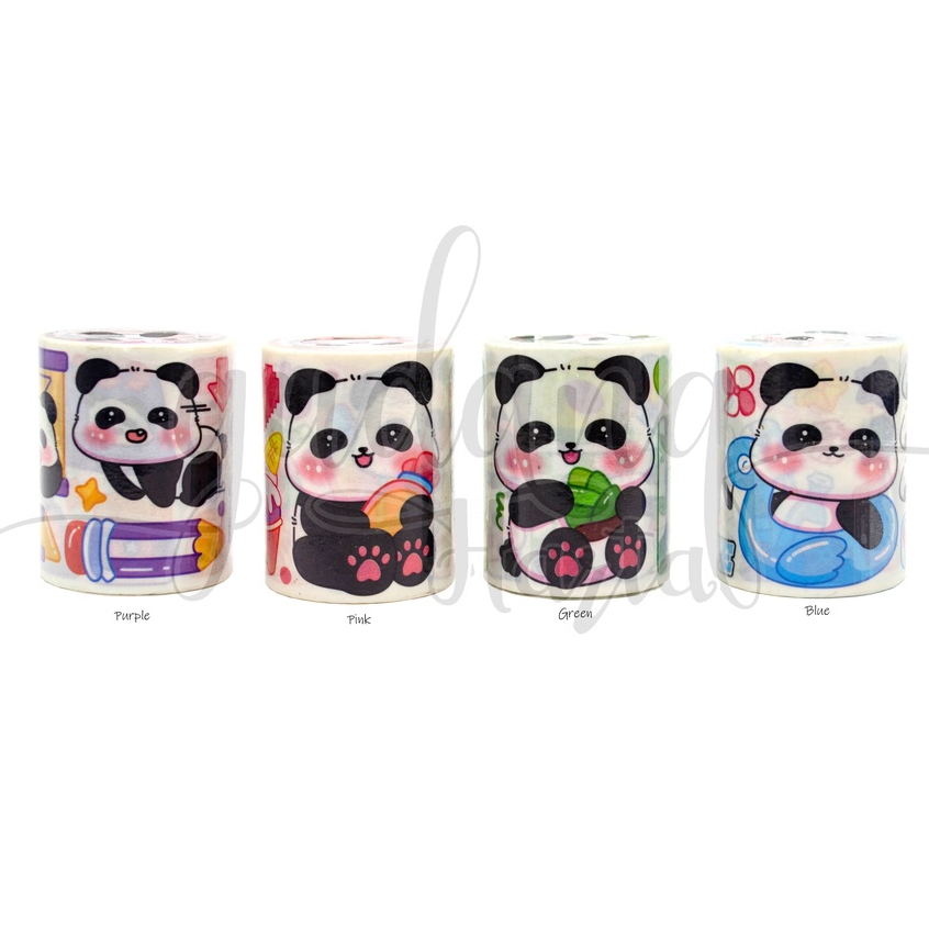 Jual Masking Tape Panda Gemoy Solasi Kekinian Beragam Motif Hewan GH ...