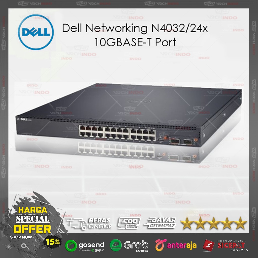 Jual Switch Gigabit Dell N4032 24x 10G Base T Port SFP+ 4Port 10Gbe ...