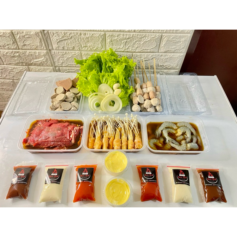 Jual PAKET SPESIAL SAPI + CHICKEN ENOKI + UDANG | Shopee Indonesia