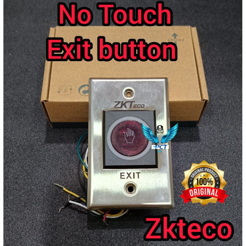 Jual zkteco No-touch Exit Button Gate/Door/Exit/Automation control ...