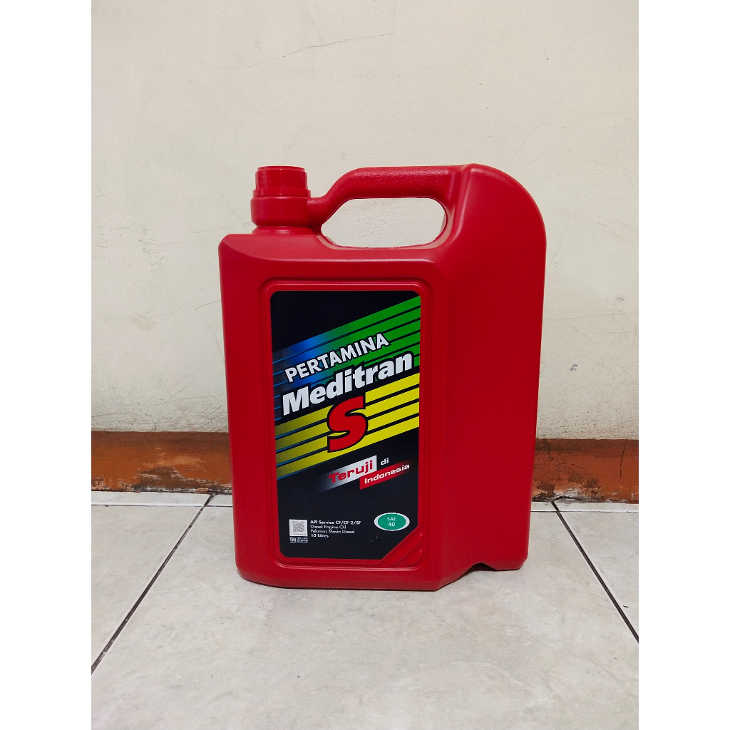 Jual Oli Meditran S SAE 40 S40 10L 10 Liter Diesel Pertamina Galon | Shopee Indonesia