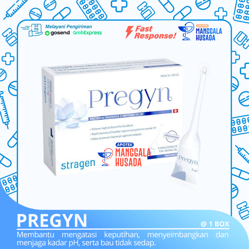 Jual PREGYN VAGINAL GEL PER BOX @ 8 TUBE | Shopee Indonesia