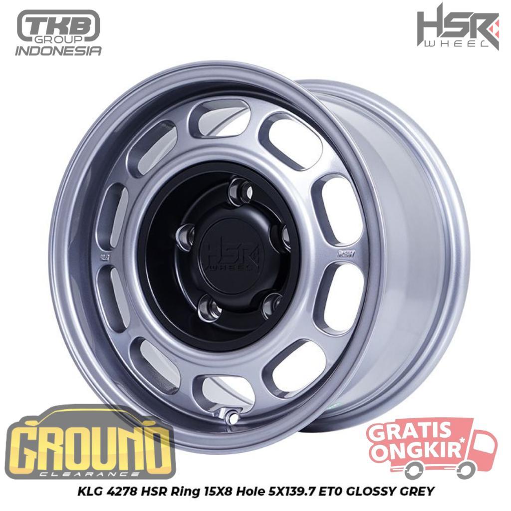 Jual PELEK MOBIL RACING R15 JIMNY, TAFT, ESCUDO R15 LEBAR 8 INCI GREY ...