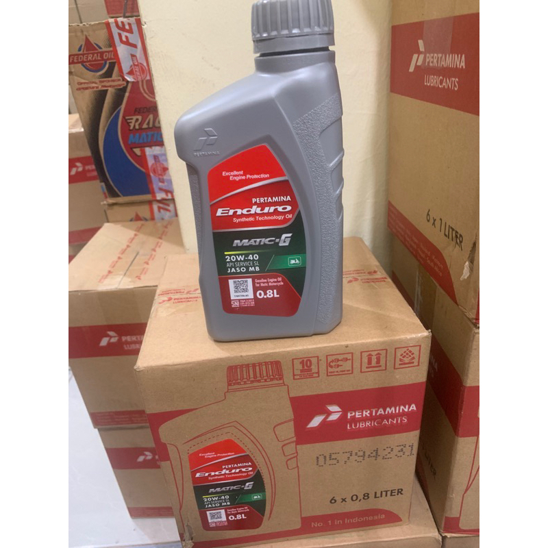 Jual OLI ENDURO MATIC G 20W-40 800 ML ( 1 DUS / 6 BOTOL ) ORIGINAL OLI ...