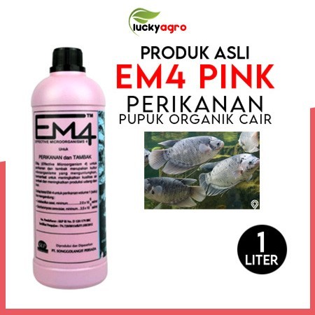 Jual EM4 PINK Perikanan Tambak 1 Liter EM 4 Cair Fermentasi Organik ...