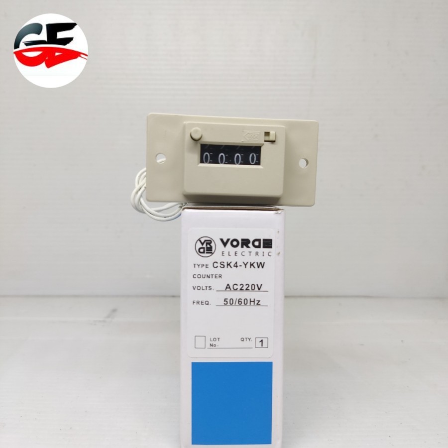 Jual counter timer analog 4 digit 220vac counter analog 4digit CSK4-YKW ...