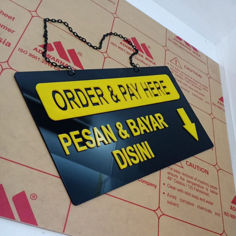 Jual Order & Pay Here Pesan & Bayar Disini Sign In acrylik Timbull ...