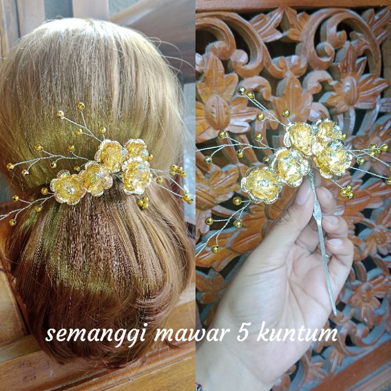 Jual CUCUK EMAS BALI CANTIK aksesoris rambut | Shopee Indonesia