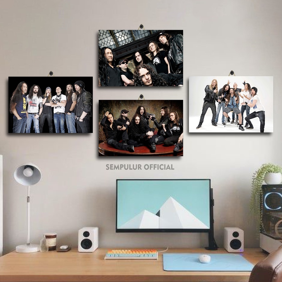 Jual Hiasan Kamar Cowo Anggota Band Dragonforce 20X30 / Poster Kamar ...