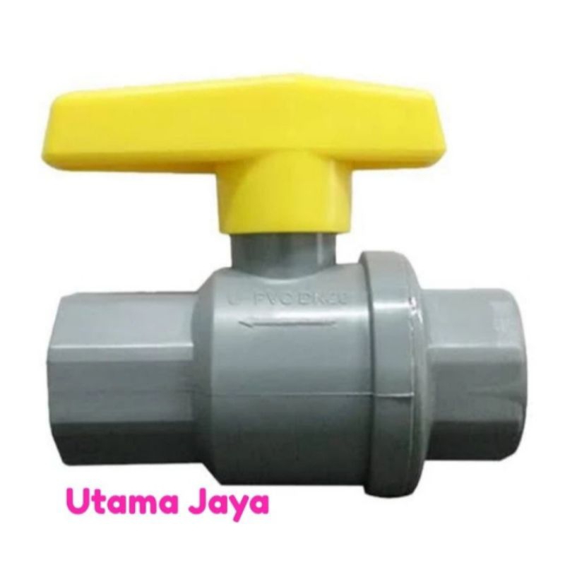 Jual Stop Kran Polos ONDA 1/2 Inch PCV /Ball Valve /PVCBV 1/2 Inch | Shopee Indonesia
