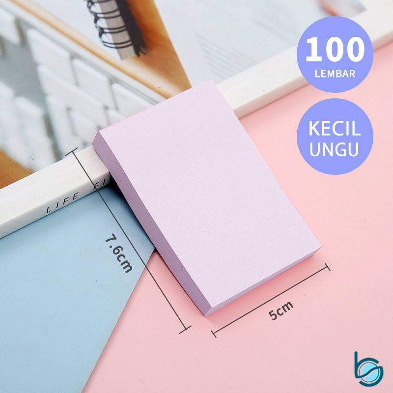 Jual COD STICKY NOTE POLOS / STICKY NOTES PENANDA HALAMAN / STICK NOTE ...