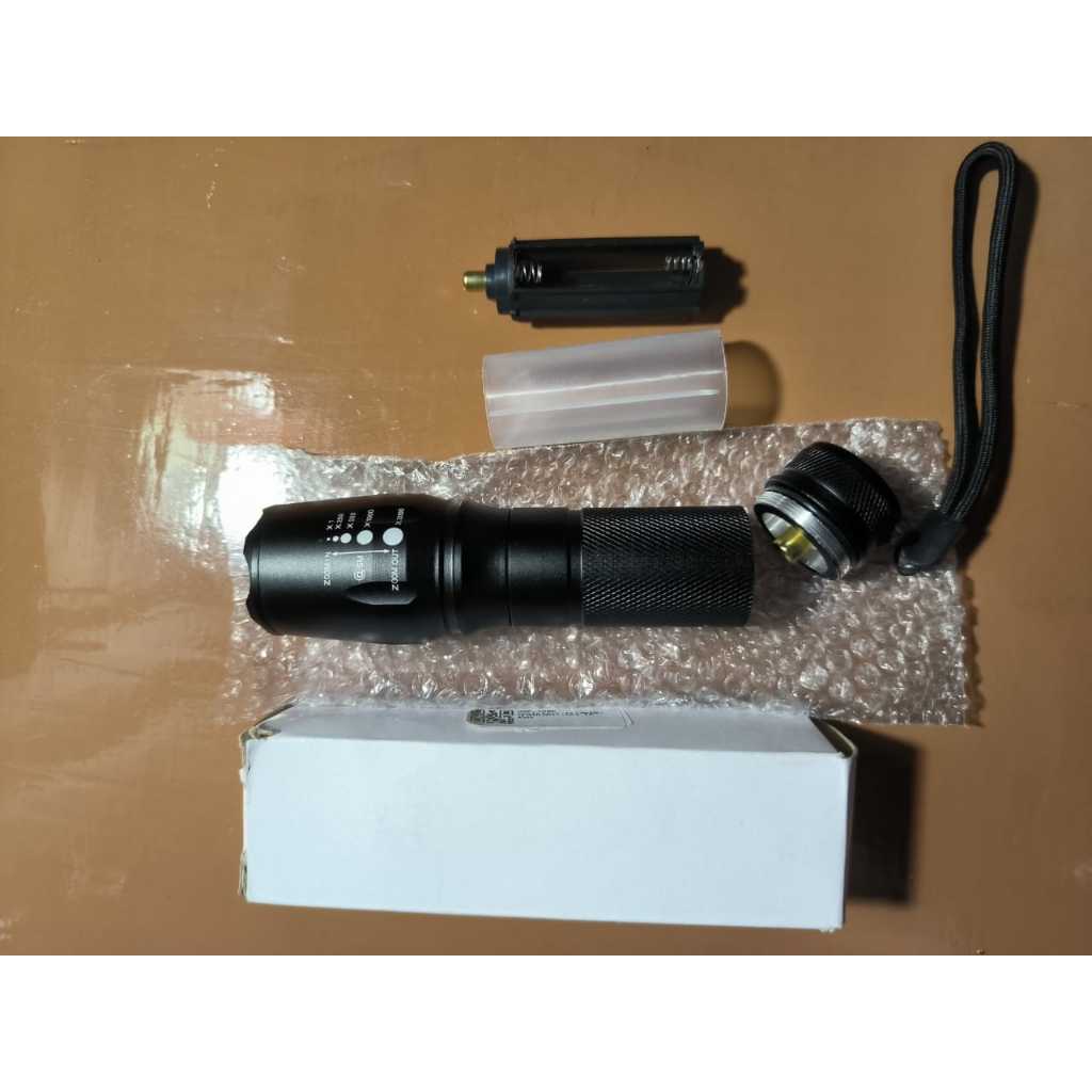 Jual [ Ka-Kom ] Senter LED Cree XM-L E97 T6 26650 / 18650 / AAAx3 ...