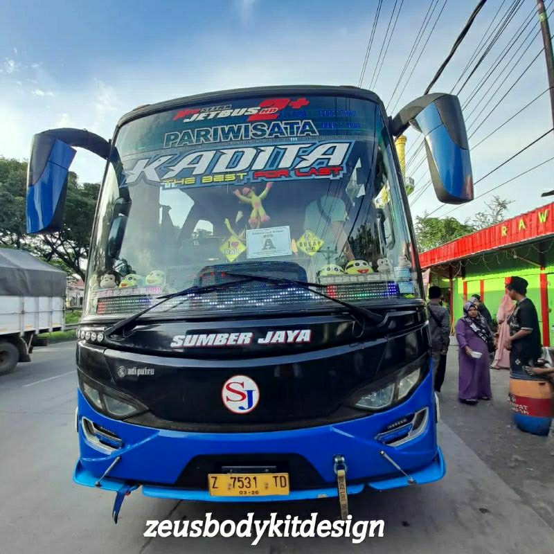 Jual WINGLET BUS JB 2 PAKET KOMPLIT FREE DOUBLE TAPE, BAUT SCRUB ...