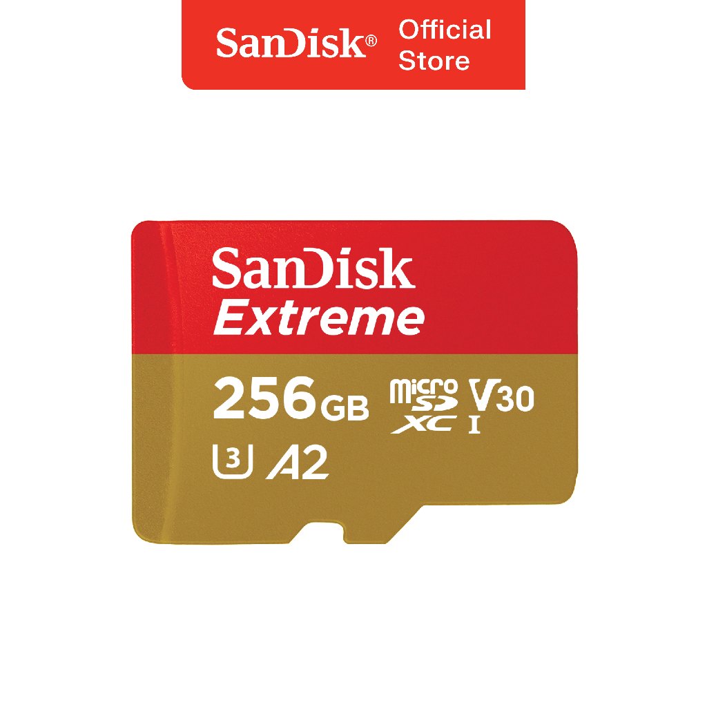 Jual Memory Card | Micro SD 256GB SanDisk Extreme up to 190Mbps U3 A2 ...