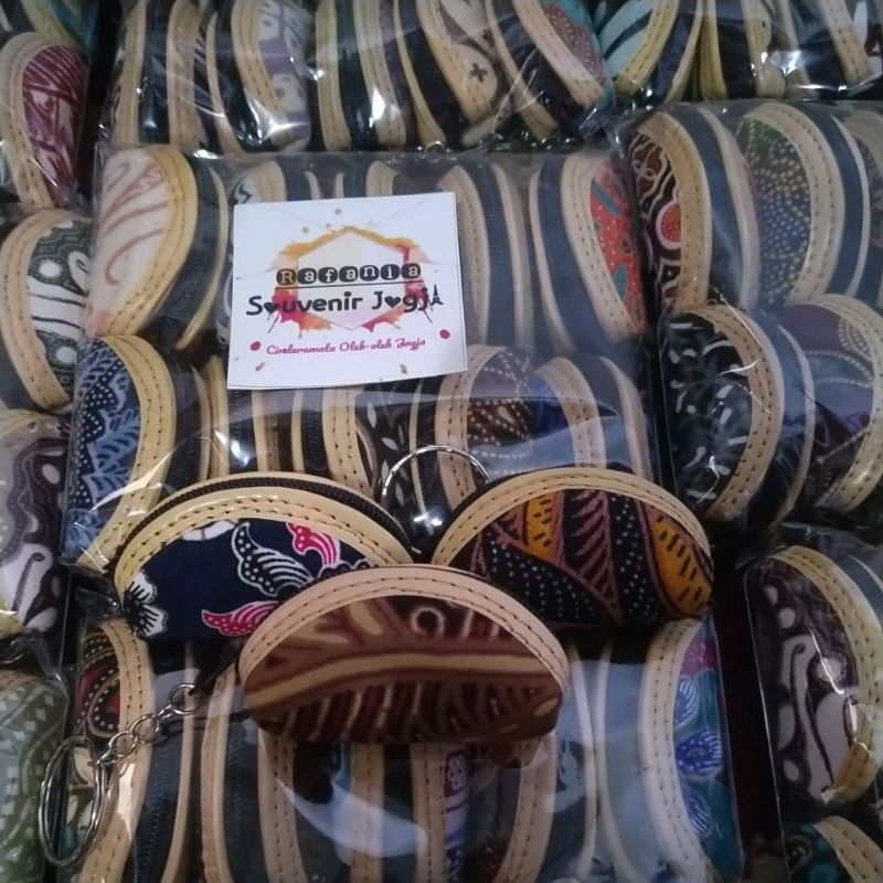 Jual 8 pcs Gantungan Kunci Jogja Dompet Mini Koin Batik Handmade Souvenir Indonesia | Shopee ...