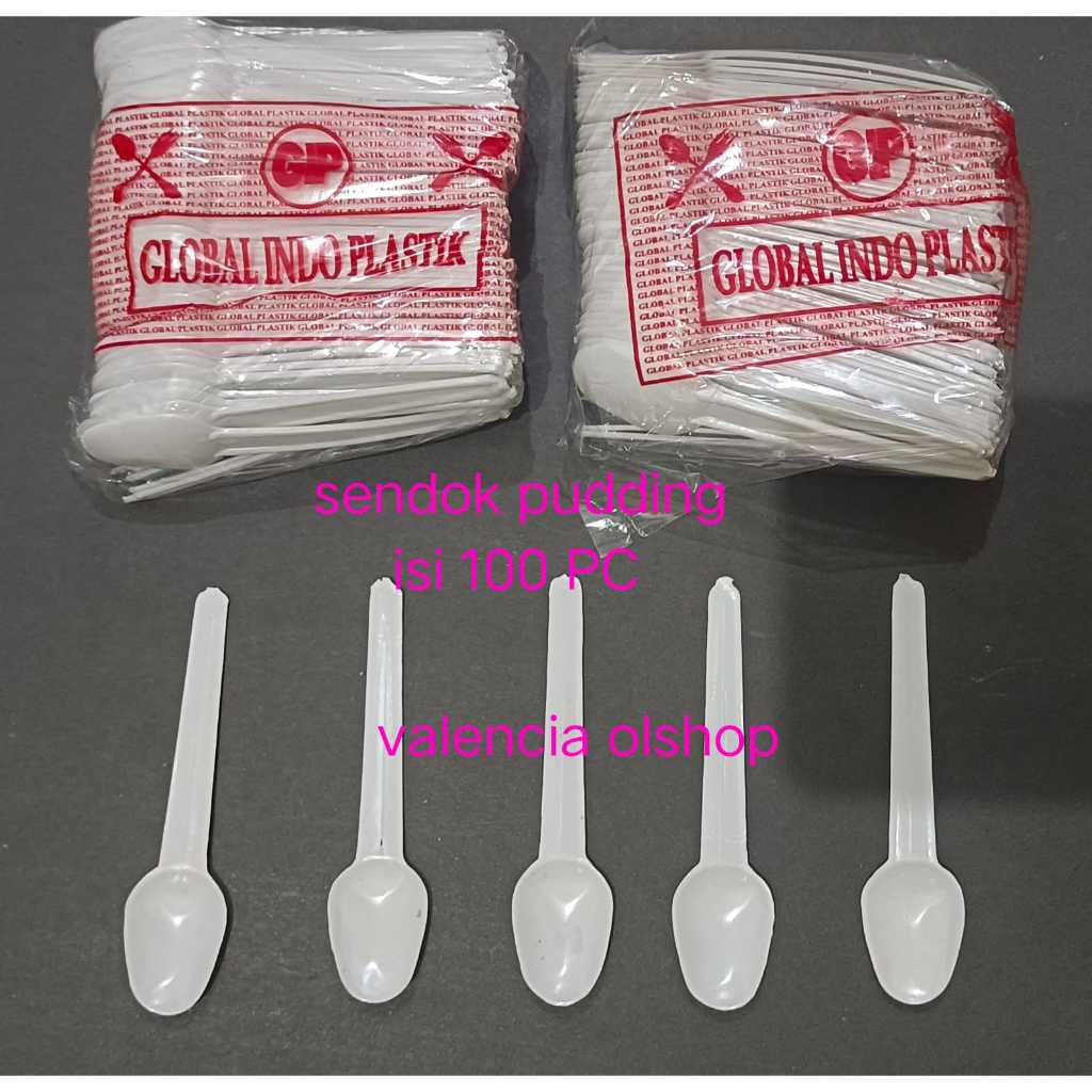 Jual SENDOK JELLY STB ICE CREAM PUDDING PUTIH SUSU ISI 100PC | Shopee ...