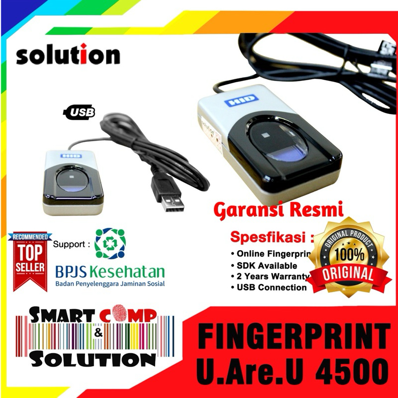 Jual Fingerprint Reader BPJS Solution U are U 4500 / U4500 / URU4500 ...