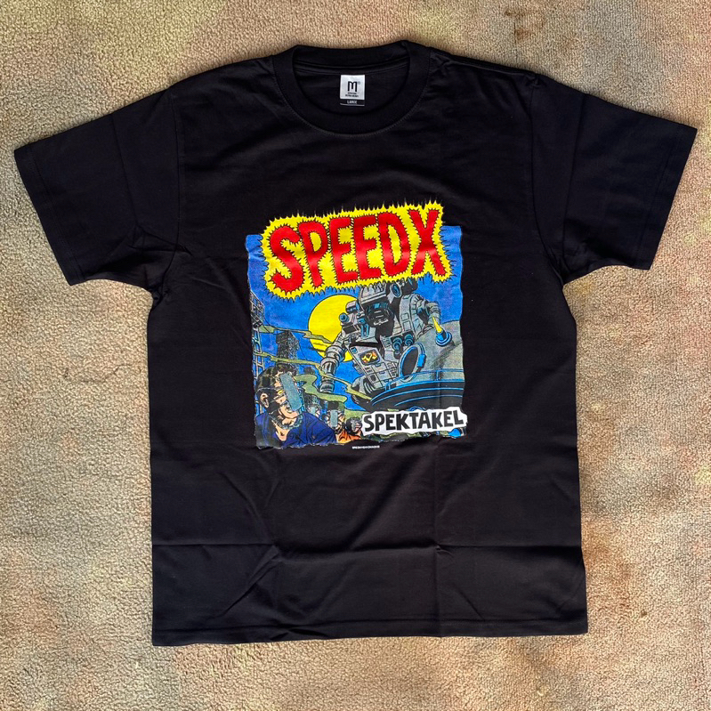 Jual OFFICIAL MERCHANDISE T-SHIRT/KAOS BAND SPEEDX “SPEKTAKEL” | Shopee ...